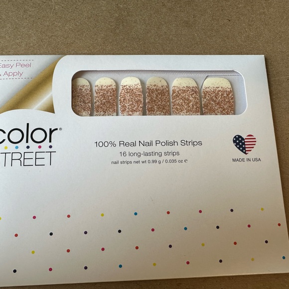 Color Street | Makeup | New In Package Color Street Coming Up Rose Gold ...